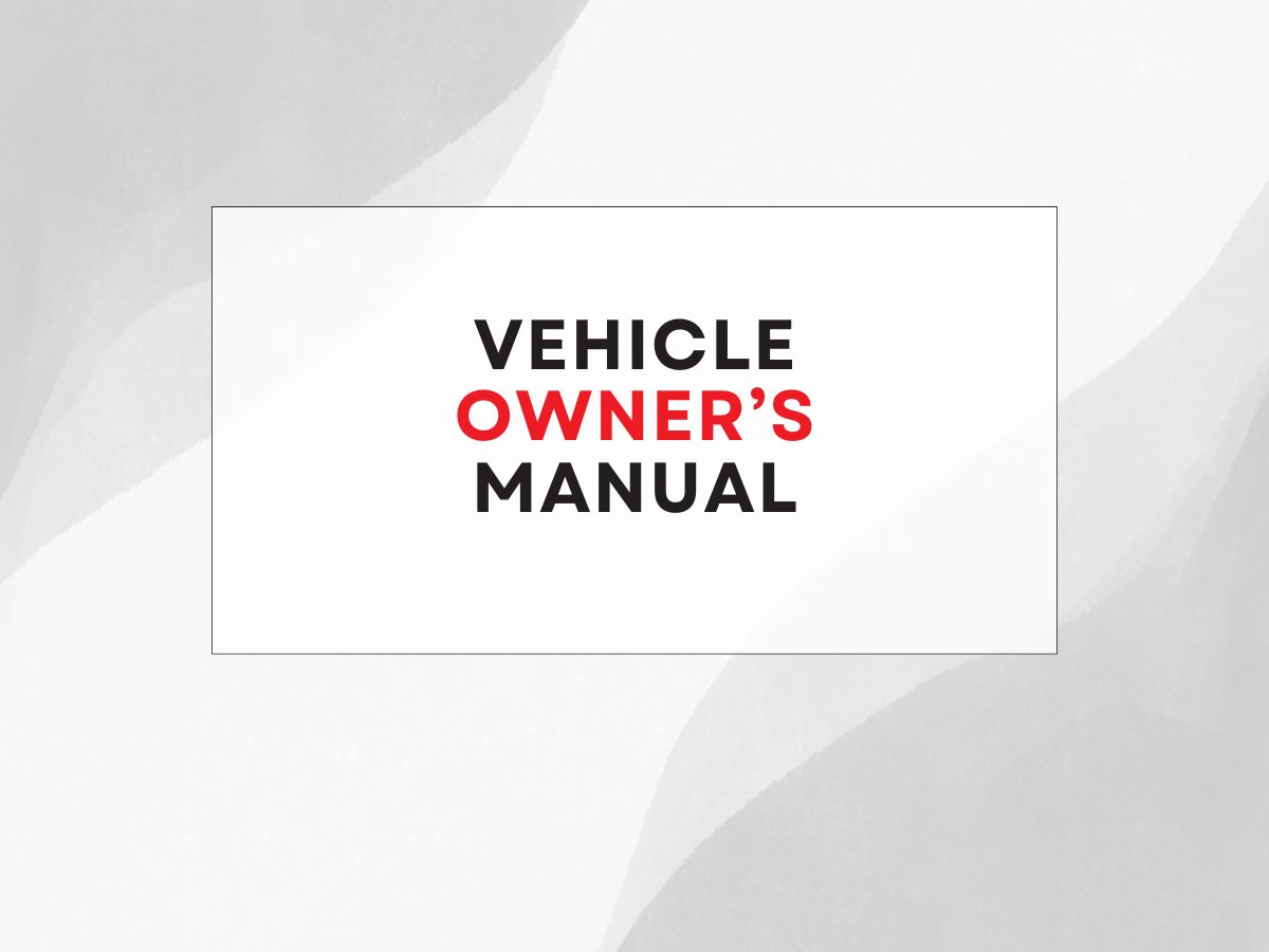 Vehicle's Owner's Manual | Motopool